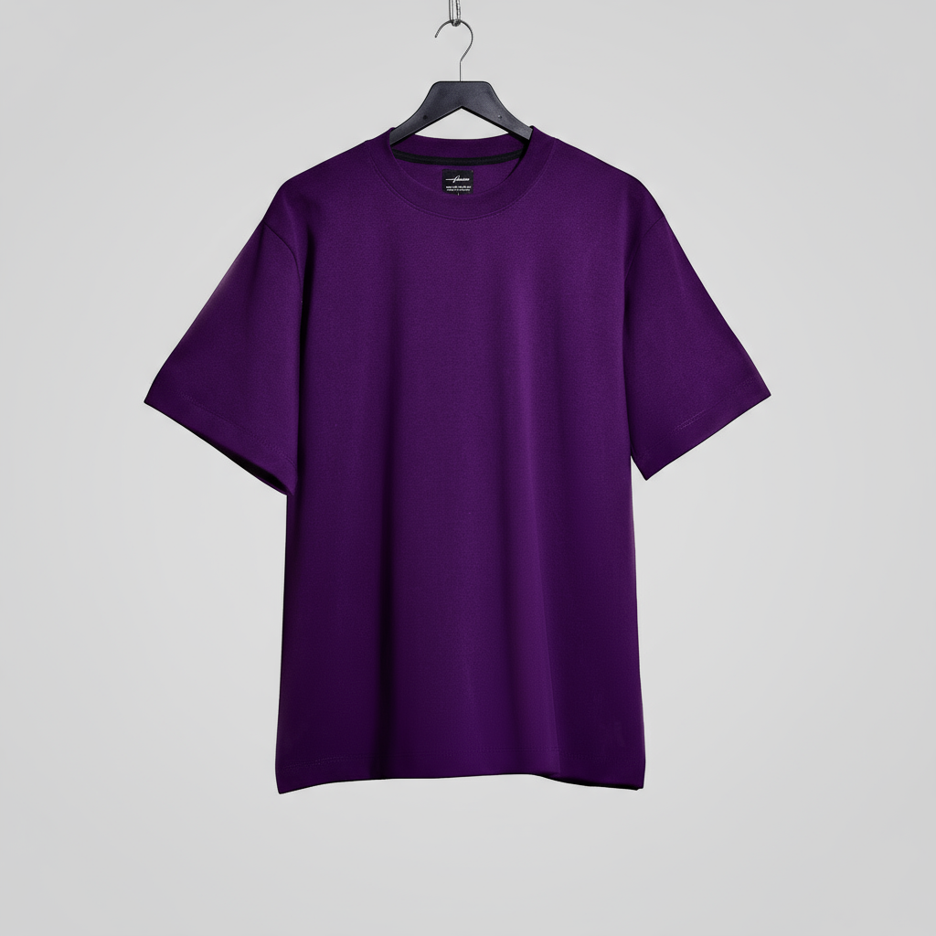 CAMISETA OVERSIZE ULTRA PREMIUM MORADO – Mi tienda